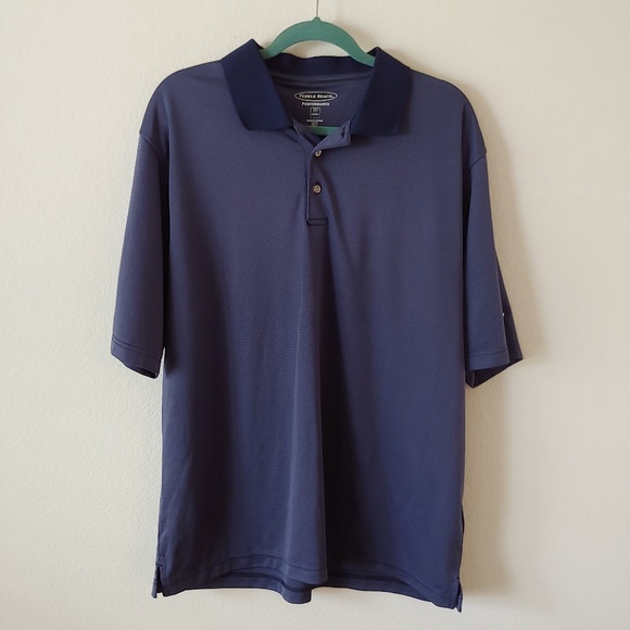 Pebble Beach | Shirts | Mens Pebble Beach Performance Polo | Poshmark